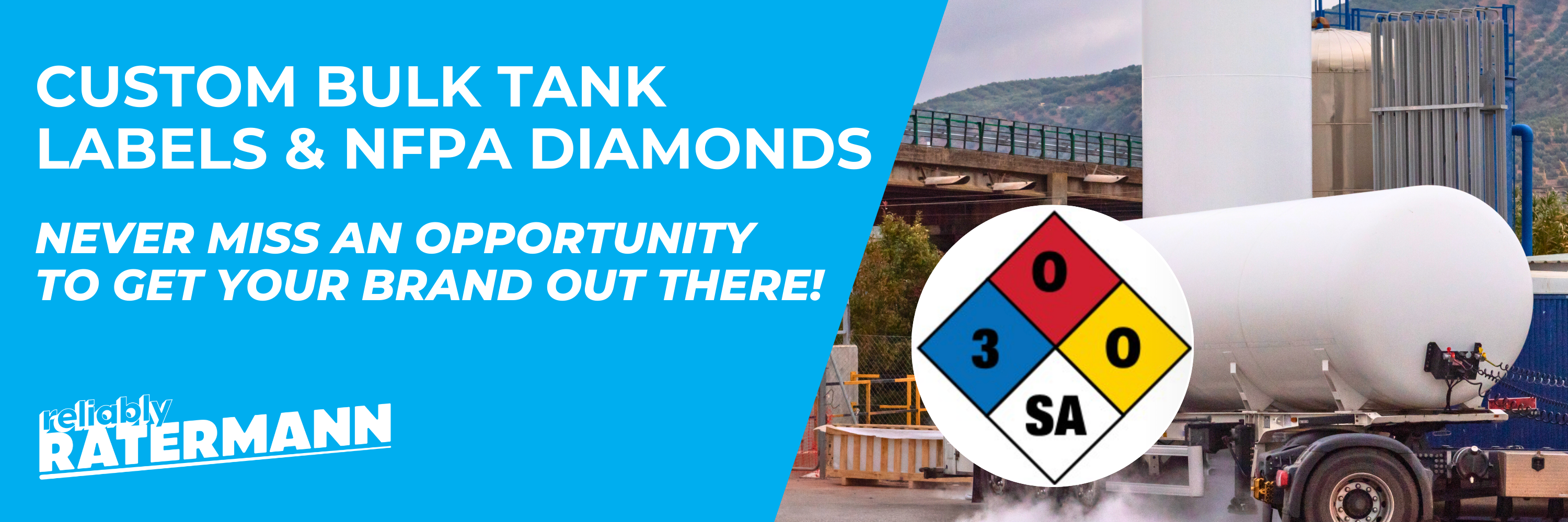 Custom Bulk Tank Labels & NFPA Diamonds